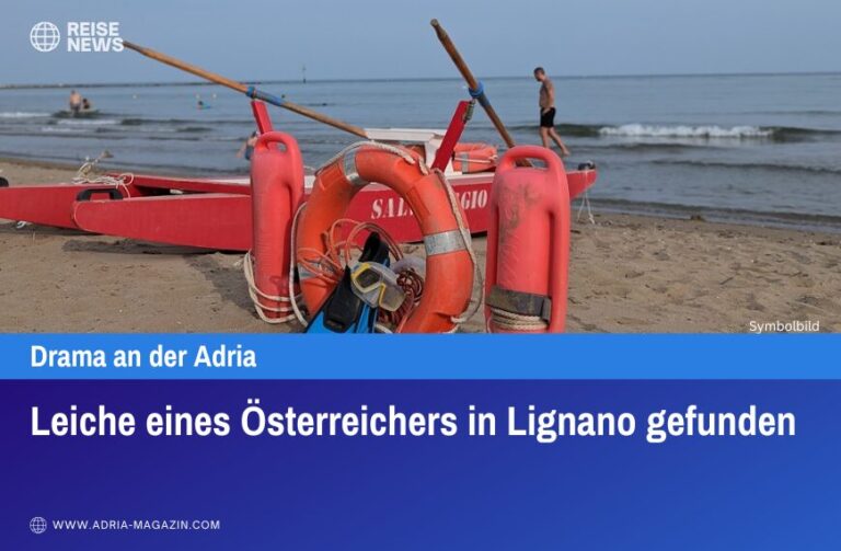Leiche eines Österreichers in Lignano gefunden - adria-magazin.com